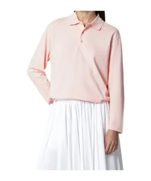FLORE FLORE Diana Organic Cotton Polo Shirt - Pink