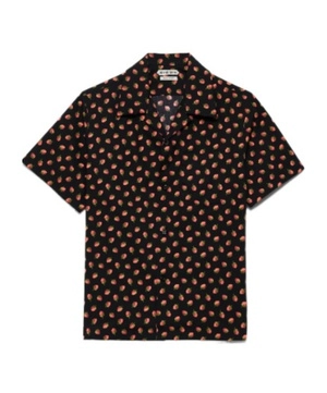 J.W.ANDERSON Jw Anderson Printed Short-sleeve Shirt - Black/red