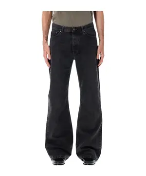 JEANERICA Belt-loop Jeans - Black