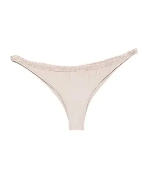 Frankies Bikinis Smooth-finish Bikini Bottoms - Nude