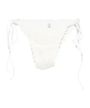 Frankies Bikinis Tie-side Bikini Bottoms - Ivory