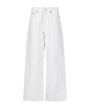 JEANERICA Belt-loop Jeans - White