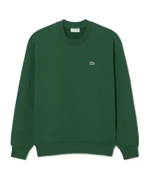 Lacoste Cotton Fleece Sweatshirt - Pine Green