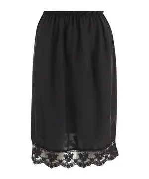 THE GARMENT Lace-trim Mini Skirt - Black