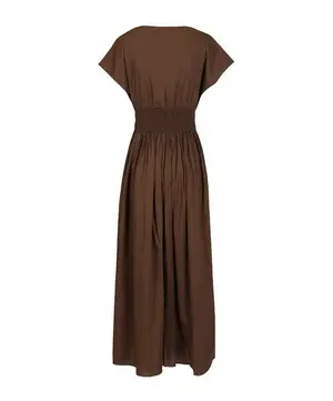 Matteau Shirred Waist Midi Dress