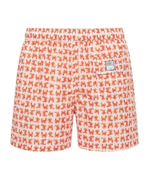 Fedeli Printed Swim Trunks