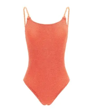 Hunza G Camille Original Crinkle Swimsuit - Orange