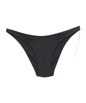 Frankies Bikinis Smooth-finish Bikini Bottoms - Black