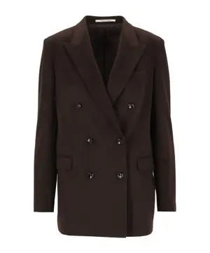 Tagliatore Double-breasted Blazer - Brown