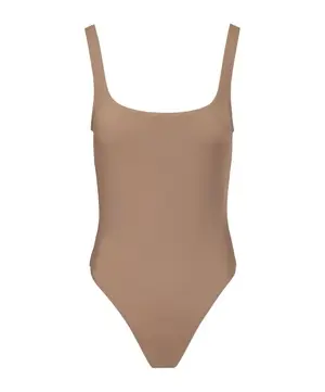 Matteau One-piece Swimsuit With Straps - Beige