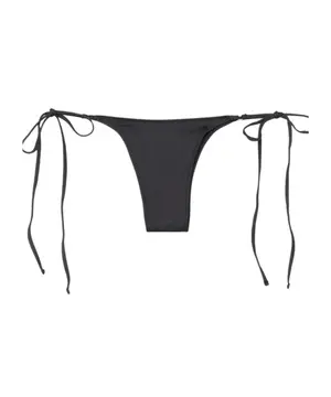 Frankies Bikinis Tie-side Bikini Bottoms - Black