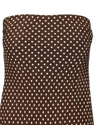 Matteau Strapless Straight-cut Midi Dress