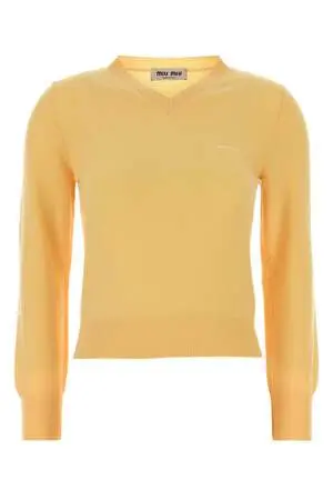 Miu Miu Wool Sweater - Yellow