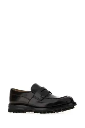 Church's Dark Leather Mc Kinnon Loafers - Brown