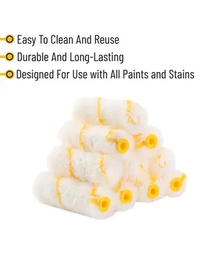 XDOVET Paint Roller With Covers Wall Tool