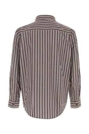 Saint Laurent Embroidered Poplin Shirt