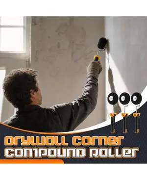 XDOVET Drywall Corner Roller Putty Brush Mud Application Tool