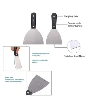 XDOVET Drywall Scraper Spackle Tool Set