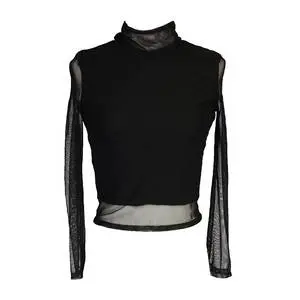 JENNAFER GRACE Lucy Long Sleeve Top In Eclipse - Black