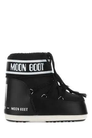 Moon Boot Nylon Icon Low Ankle Boots - Black