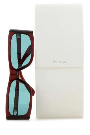 Prada Burgundy Acetate Opr B03s Sunglasses