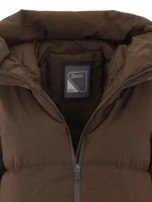 Herno 2layers Hooded Short Down Jacket