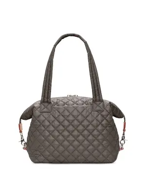 Mz Wallace Sutton Deluxe Quilted Shoulder Bag - Magnet