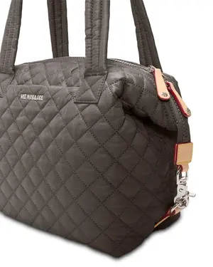 Mz Wallace Sutton Deluxe Quilted Shoulder Bag - Magnet