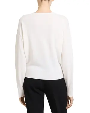 Theory Cashmere Relaxed V-neck Sweater