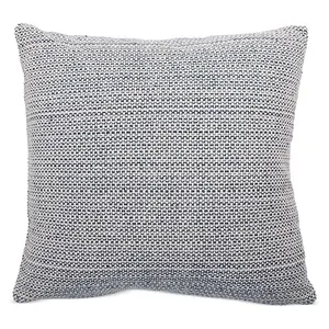 POM POM AT HOME Julian Handwoven Throw Pillow, 20 X 20 - Blue Grey