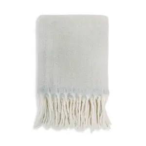 POM POM AT HOME Summit Throw Blanket Light Blue