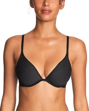 Wacoal B. Tempt'd By Wacoal Full Transparency Plunge Contour Underwire Bra Night
