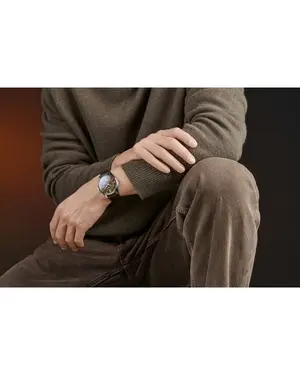 FREDERIQUE CONSTANT Runabout Gmt Leather Strap Watch, 42mm
