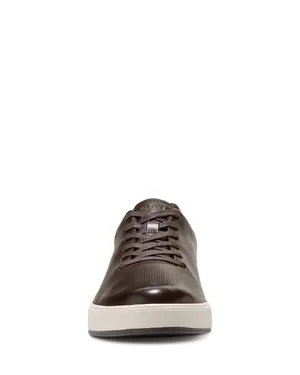 Cole Haan Grandpro Angleace Leather Sneakers - Dark Chocolate