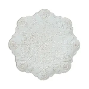 JULISKA Berry & Thread Thistle Charger/platter - Whitewash