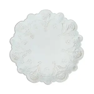 JULISKA Berry & Thread Thistle Dessert/salad Plate, Set Of 4 - Whitewash