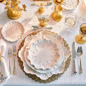 JULISKA Berry & Thread Thistle Dessert/salad Plate, Set Of 4