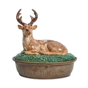 JULISKA Forest Walk Stag Baker With Lid - Multi
