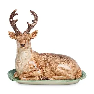 JULISKA Forest Walk Stag Butter Dish - Multi