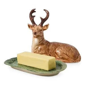 JULISKA Forest Walk Stag Butter Dish