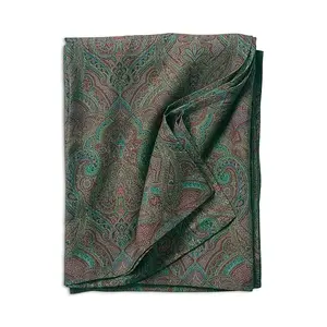 JULISKA Paisley Tablecloth, 120 X 60 - Evergreen