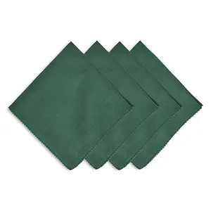 JULISKA Berry Scallop Napkin, Set Of 4 - Evergreen