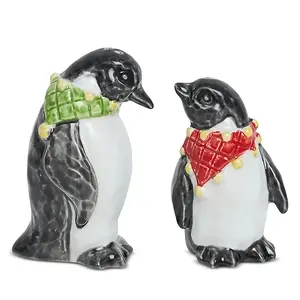 JULISKA Clever Creatures Penguin Salt And Pepper Shakers Set - Multi