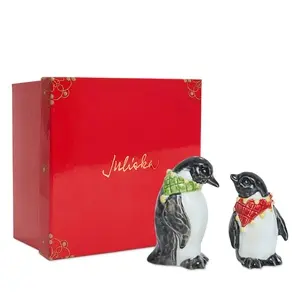 JULISKA Clever Creatures Penguin Salt And Pepper Shakers Set
