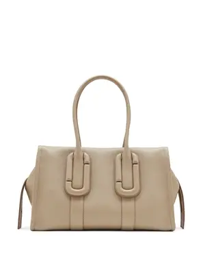 Marc Jacobs Babe City Leather Tote Bag - Light Slare