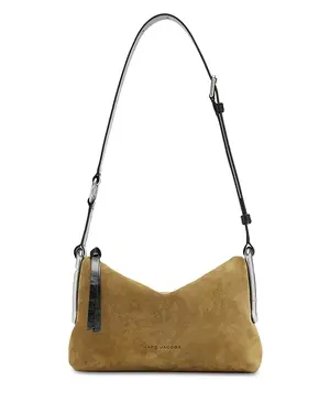 Marc Jacobs Scene Medium Suede Shoulder Bag Hazelnut