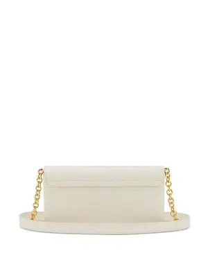 Marc Jacobs Scene Leather Wallet Crossbody - Cloud White