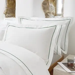 CHRISTY Premium Sateen Sheet Set, King - Green