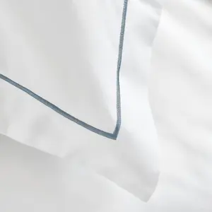 CHRISTY Premium Sateen Duvet Cover Set, Full/queen - Blue