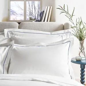 CHRISTY Premium Sateen Duvet Cover Set, Full/queen - Blue